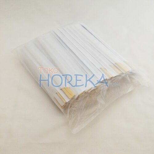 Sumpit Genroku Kayu Pinus Natural Wrap Paper - Toko Horeka | Cetak Logo ...