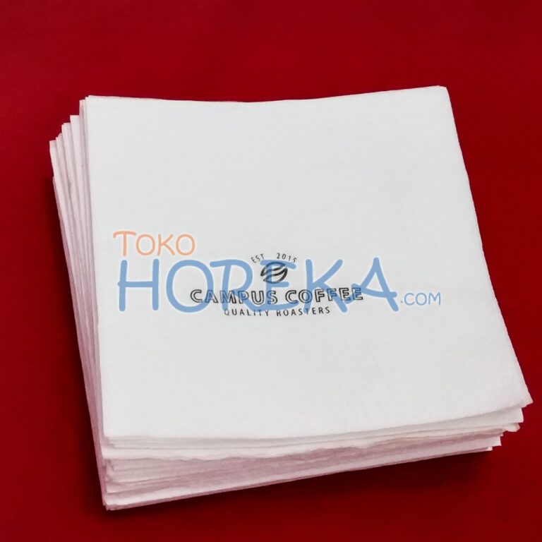 Tissue Cocktail Napkin Cetak Logo 1 Warna - Campus Coffee - Toko Horeka ...