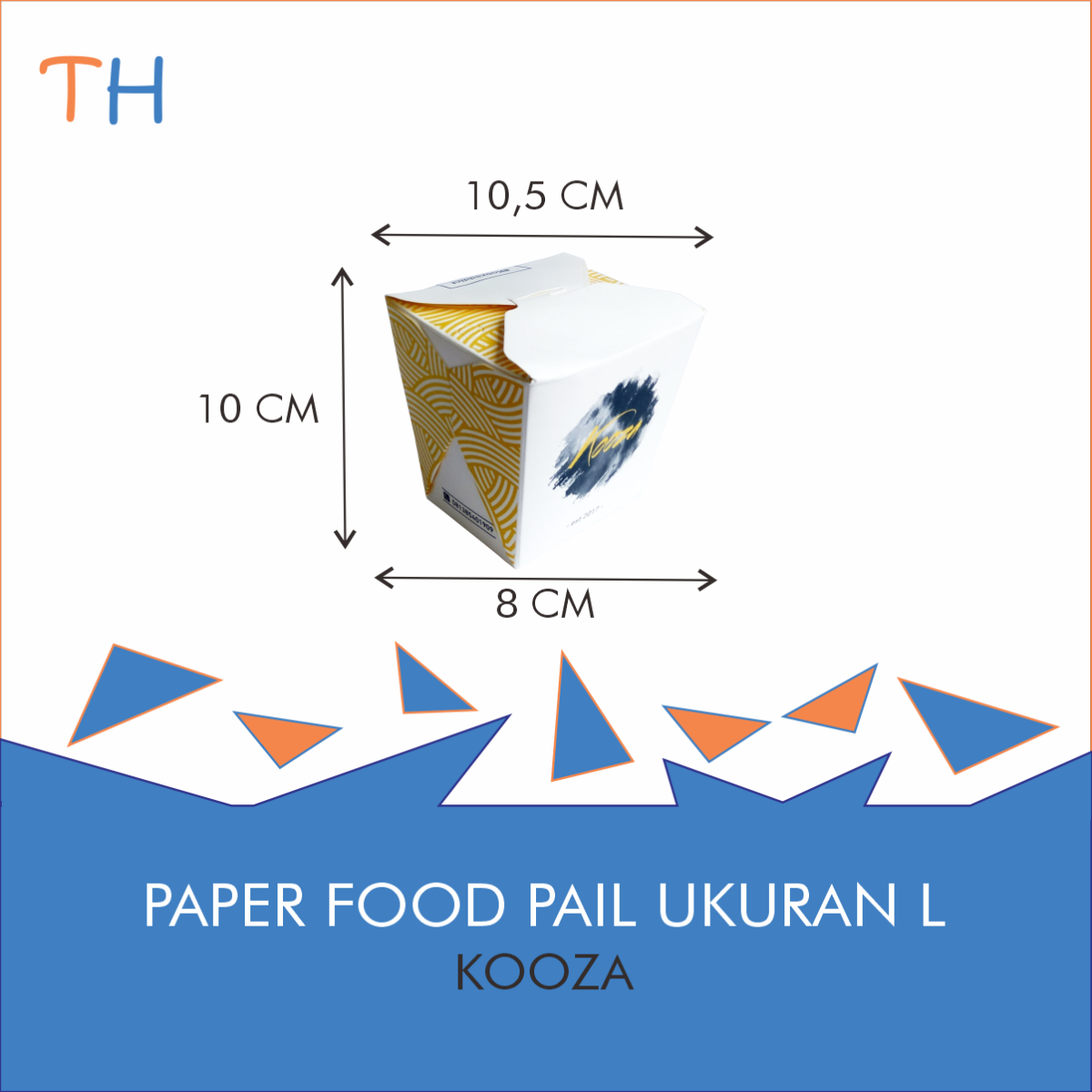 Paper Food Pail Ukuran L Full Color - Kooza - Toko Horeka | Cetak Logo ...